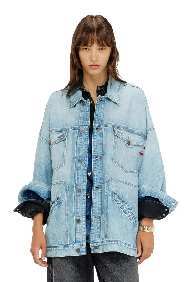 DIESEL® Oversized Denim Workwear Jacket