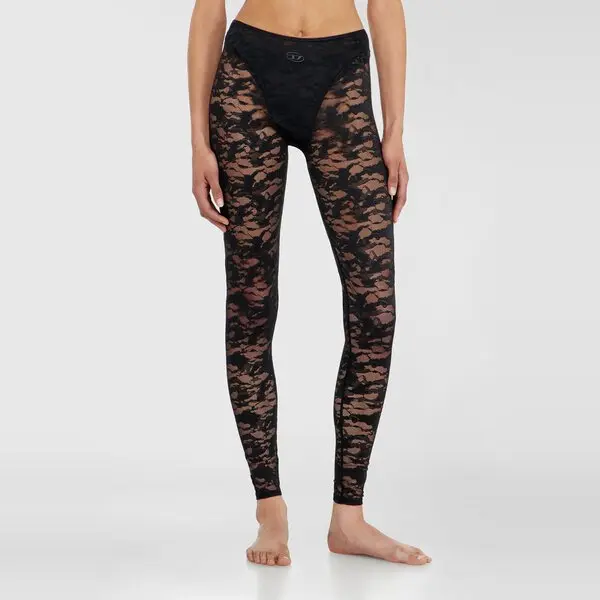 DIESEL® Leggings In Nylon Camouflage Lace