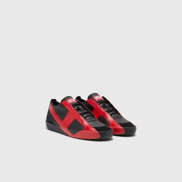 DIESEL® S-slante D Sneakers In Suede And Leather - Multicolor