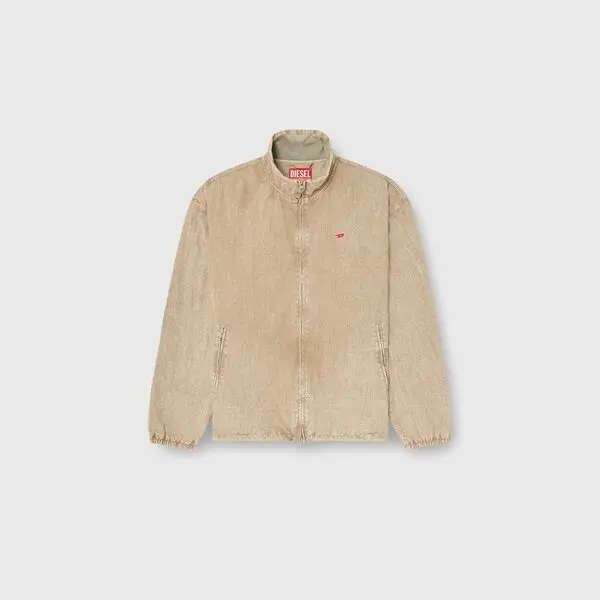 DIESEL® Treated Taslan Jacket With Treated Finish - Beige