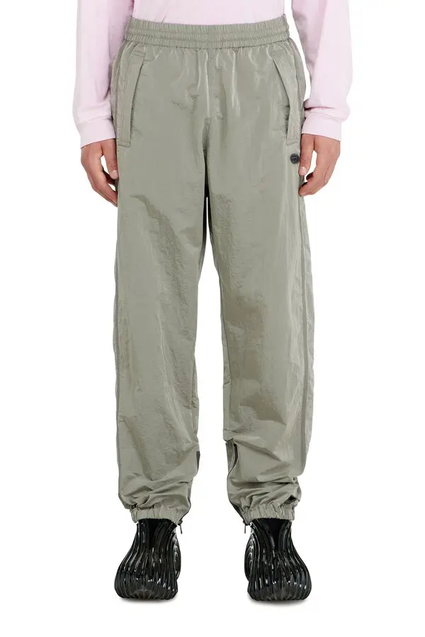 DIESEL® Nylon Pants With Crinkle Effect - Grey