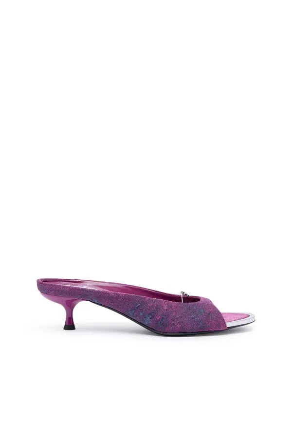 DIESEL® D-diam's-low Denim Mule - Violet