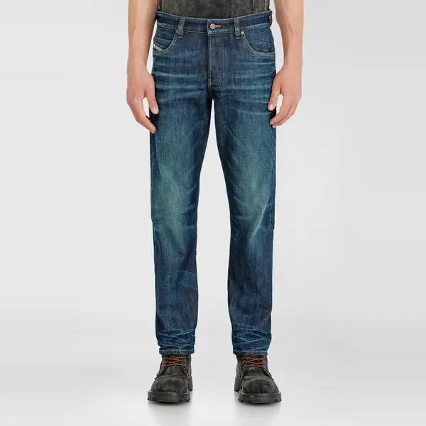 DIESEL® Slim Fit Jeans With Button Fly And Selvedge Weave - Blue