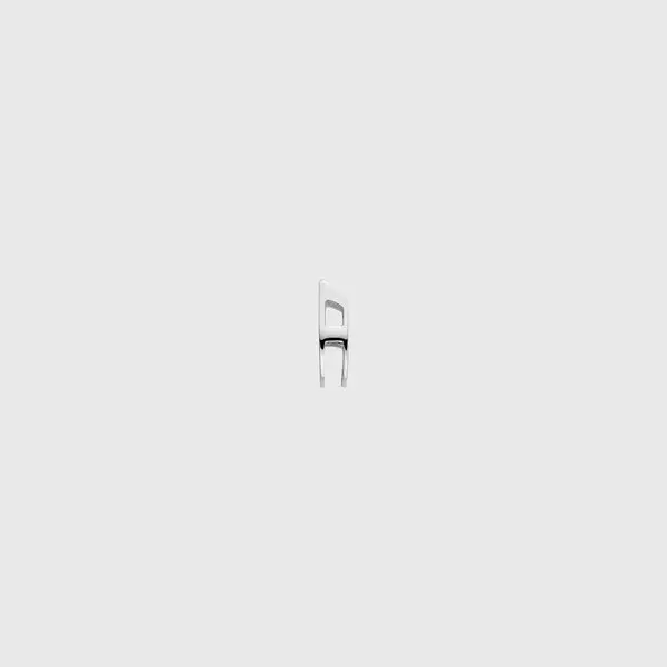 DIESEL® Stainless Steel Hoop Earring - Silver