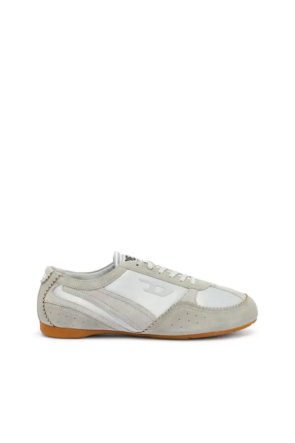 DIESEL® D-mile Flat Sneakers With Suede Overlays - Blue