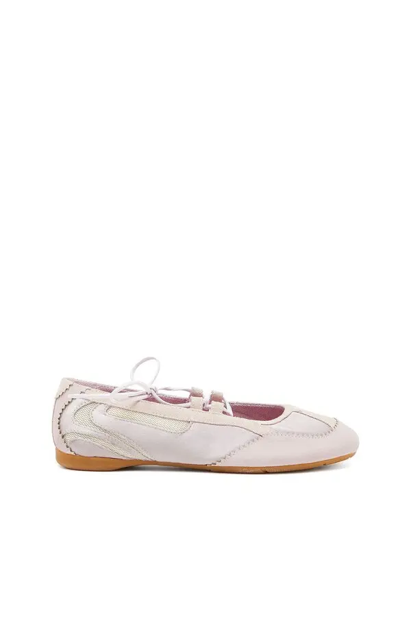 DIESEL® D-mile Flat Shoes With Lace-up Detail