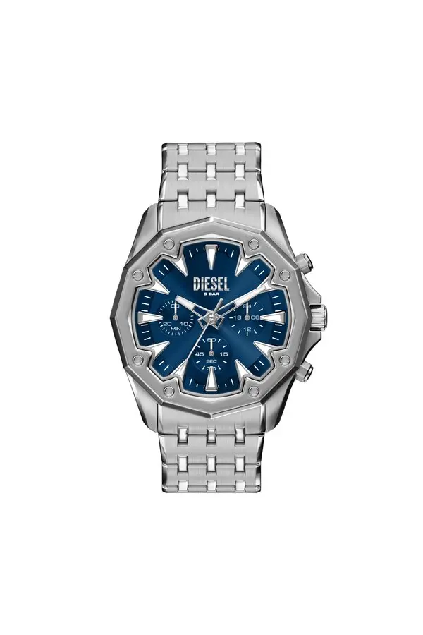 DIESEL® Stainless Steel Chronograph Watch - Silver