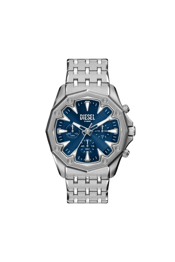 DIESEL® Stainless Steel Chronograph Watch - Silver