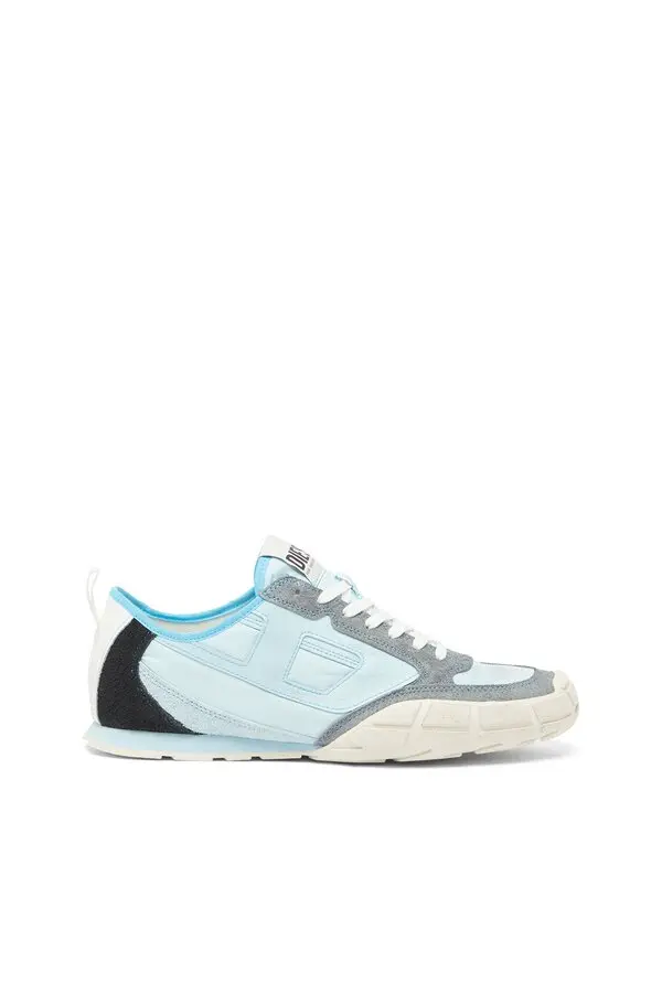 DIESEL® S-pagodha Leather And Suede Sneakers - Blue