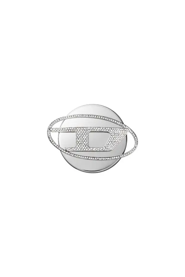 DIESEL® Oval D Grip & Stand - Silver