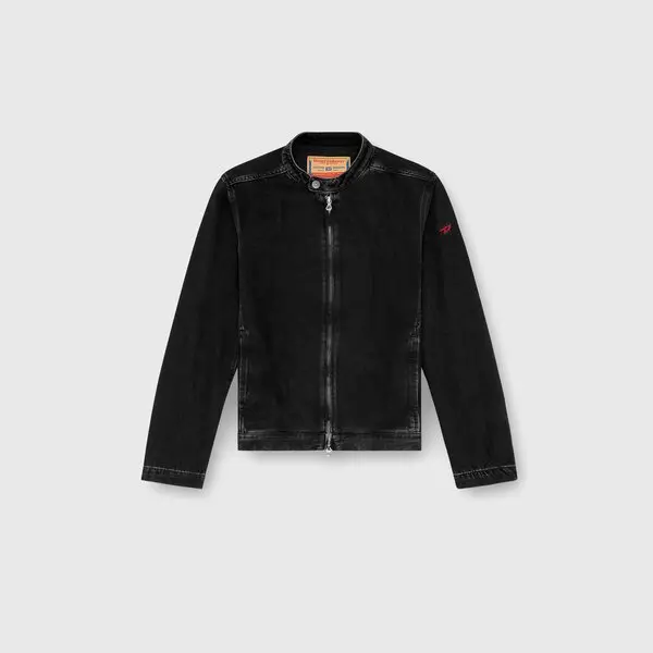 DIESEL® Denim Moto Jacket - Black