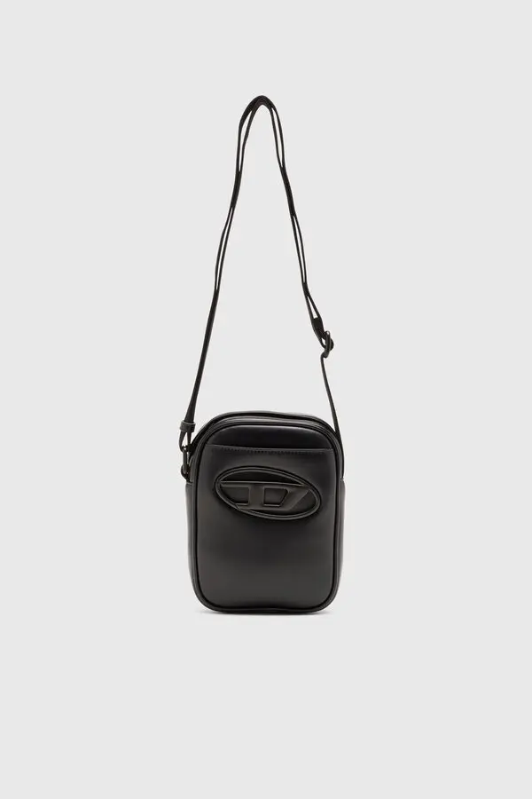 DIESEL® Holi-d Crossbody Bag In Pu And Neoprene - Black
