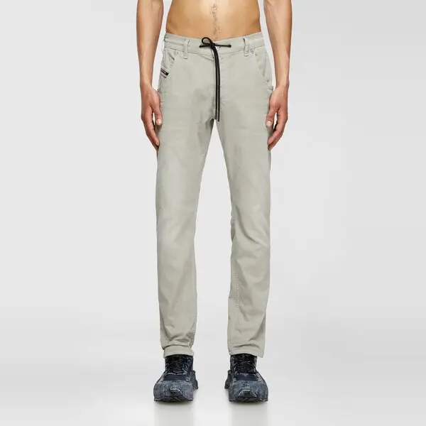 DIESEL® D-krooley Jogg Jeans With Drawstring Waist - Grey