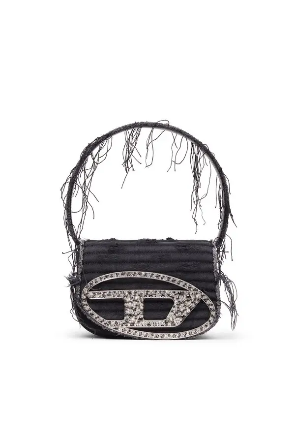 DIESEL® 1dr-iconic Shoulder Bag In Canvas And Leather
