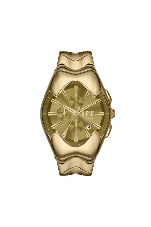 DIESEL® Mercurial Chronograph Stainless Steel Watch - Gold