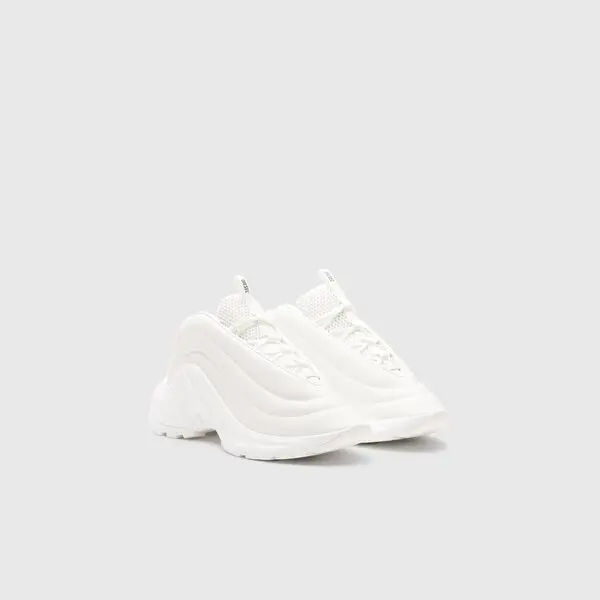 DIESEL® S-runner X Slip-on Sneakers With Matte Oval D - White