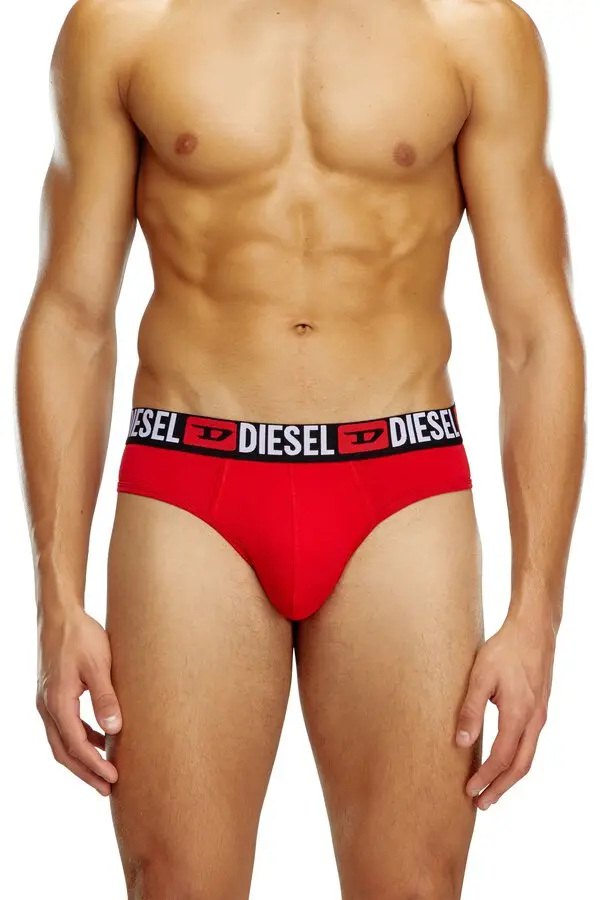 DIESEL® Three-pack Of Solid-colour Briefs - Multicolor