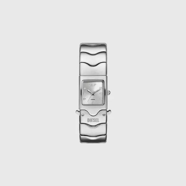 DIESEL® Three-hand Stainless Steel Watch - Silver