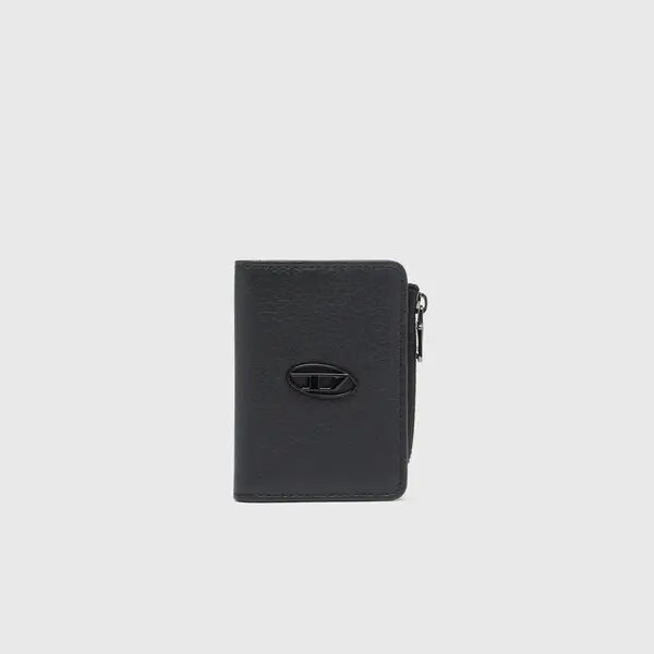DIESEL® Leather Card Holder - Black