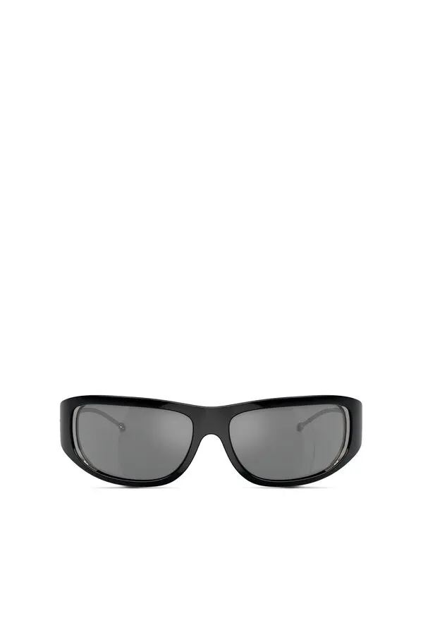 DIESEL® Wraparound Style Sunglasses - Black