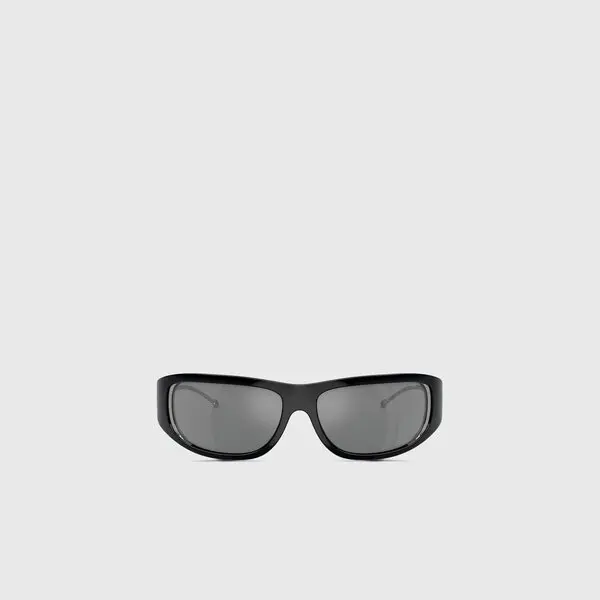 DIESEL® Wraparound Style Sunglasses - Black