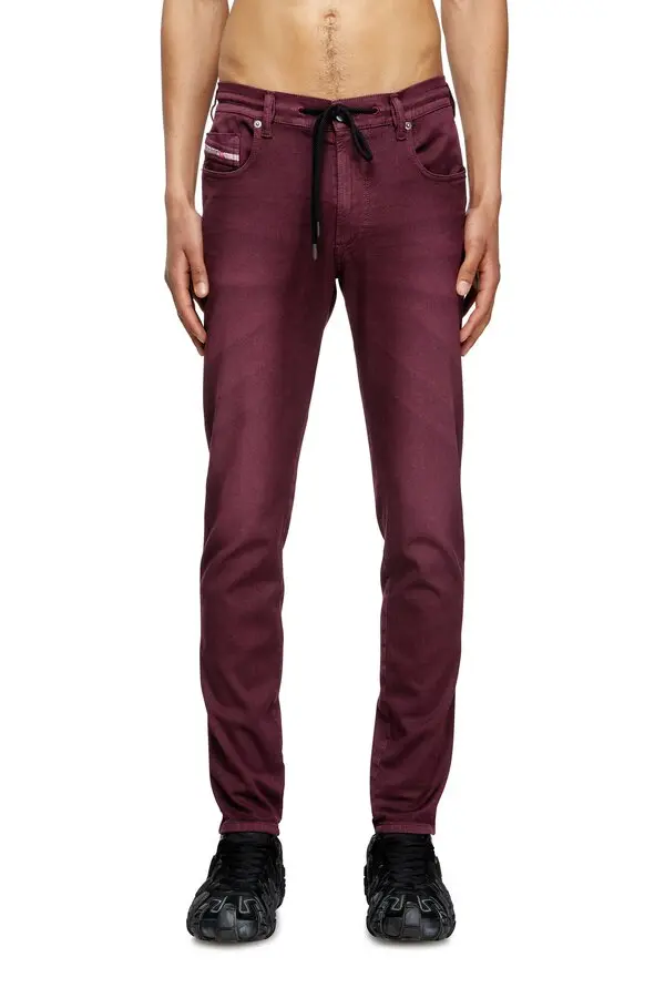 DIESEL® Slim Regular Waist D-strukt Joggjeans - Violet