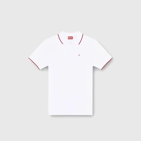 DIESEL® Polo Shirt With Micro Embroidery