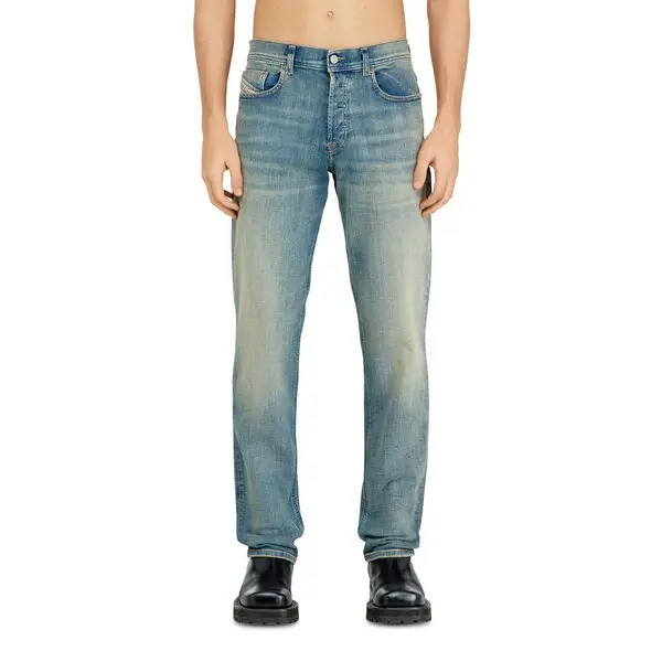 DIESEL® D-definitive Regular Waist Button Fly Jeans - Light Wash
