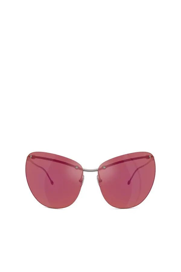 DIESEL® Wraparound Cat Eye Sunglasses - Violet