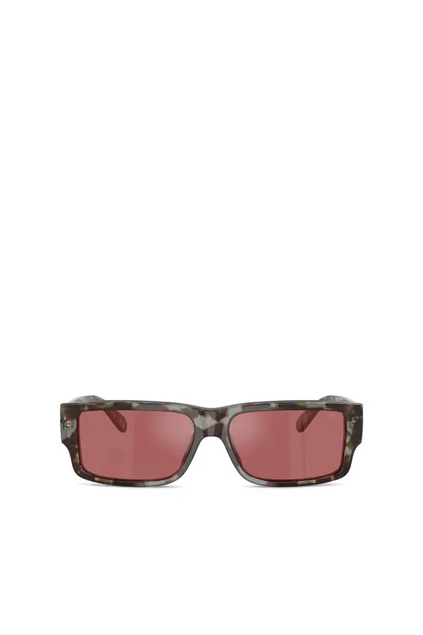 DIESEL® Rectangle Sunglasses - Red