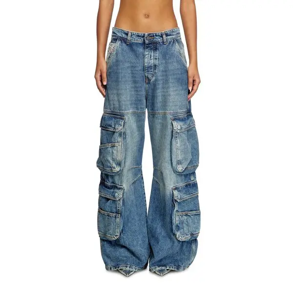 DIESEL® 1996 D-sire Low Waist Relaxed Jeans - Blue