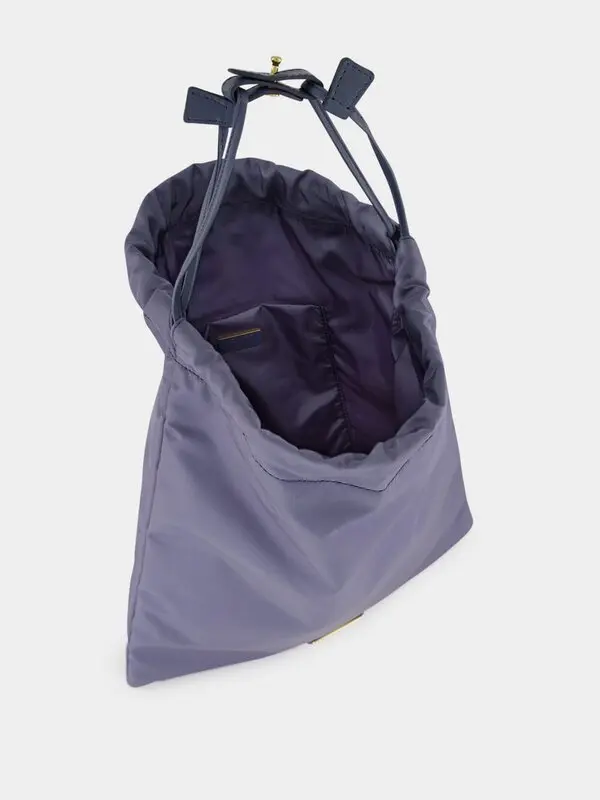 Prada Re-nylon Drawstring Pouch - Purple