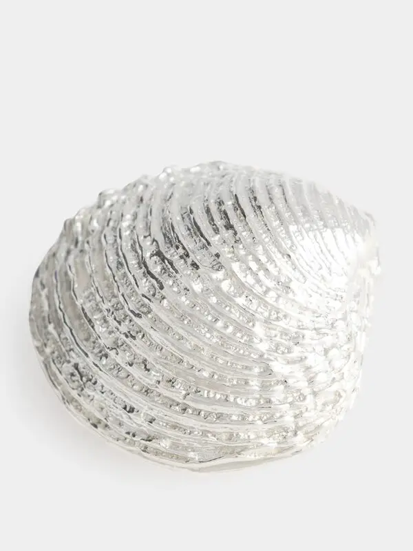 LEITÃO &AMP; IRMÃO Sterling Clam Shell Box - Silver
