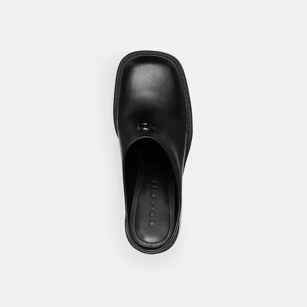 COACH OUTLET Sculpted C Heeled Mule