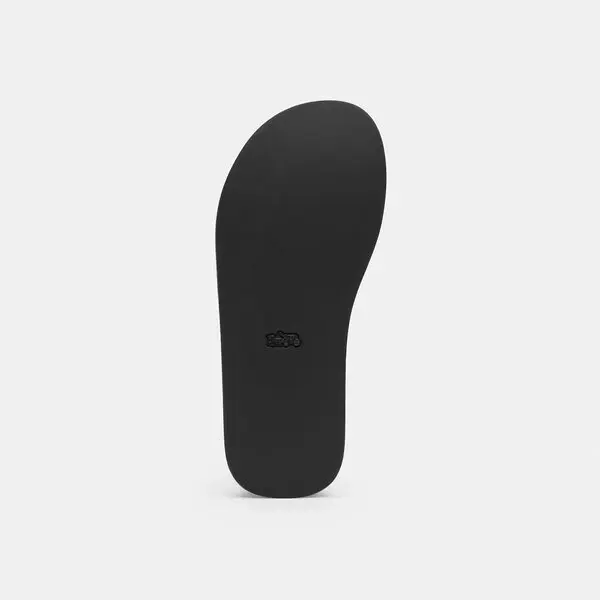COACH OUTLET Sculpted C Platform Thong Sandal