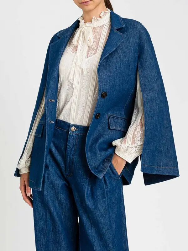 TWINSET Single-breasted Cape Blazer