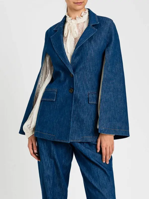 TWINSET Single-breasted Cape Blazer