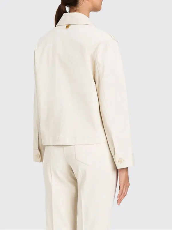 TWINSET U & B Jacket With Fringe And Crochet Detail