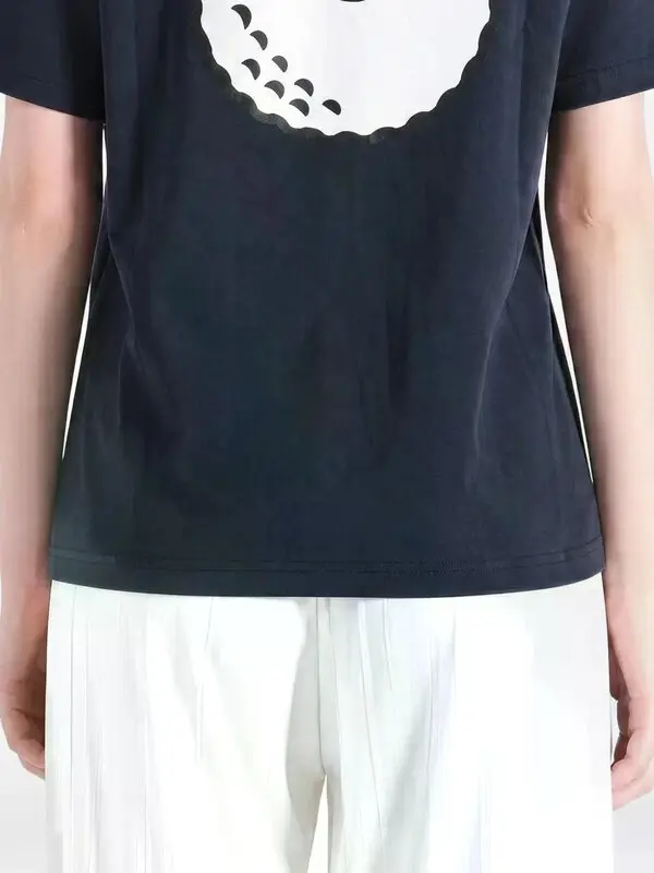MALBON Logo-lettering Graphic-print T-shirt