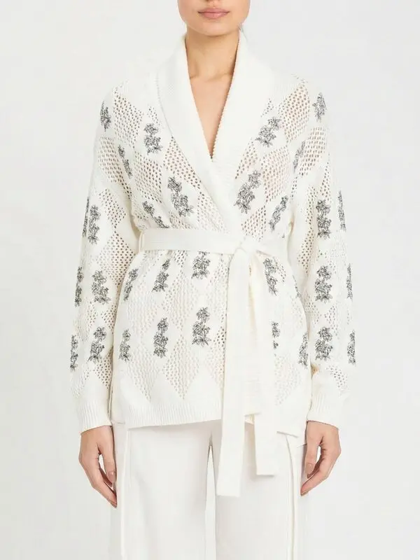TWINSET Cotton Knit Cardigan