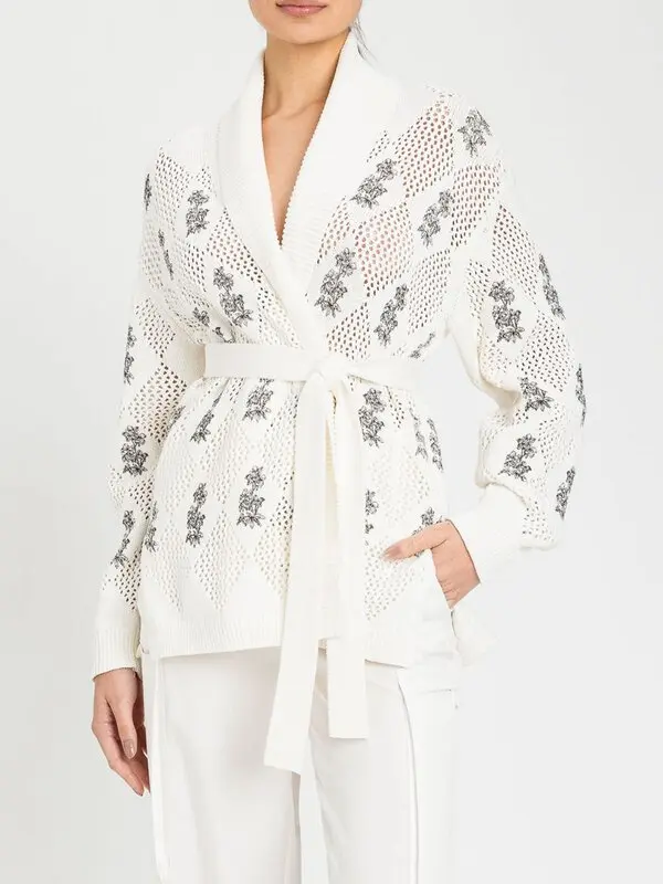 TWINSET Cotton Knit Cardigan