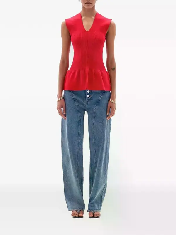 Yuzefi Peplum Top
