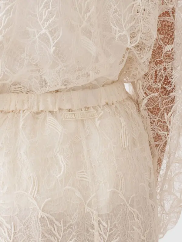 Fabiana Filippi Lace Midi Skirt