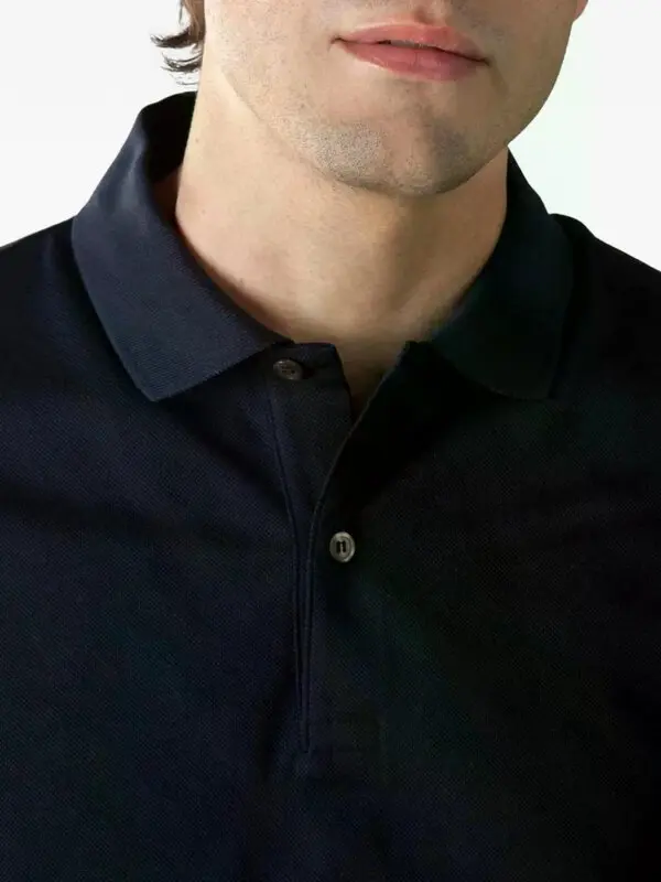 AURELIEN Pique-knit Short-sleeve Polo Shirt