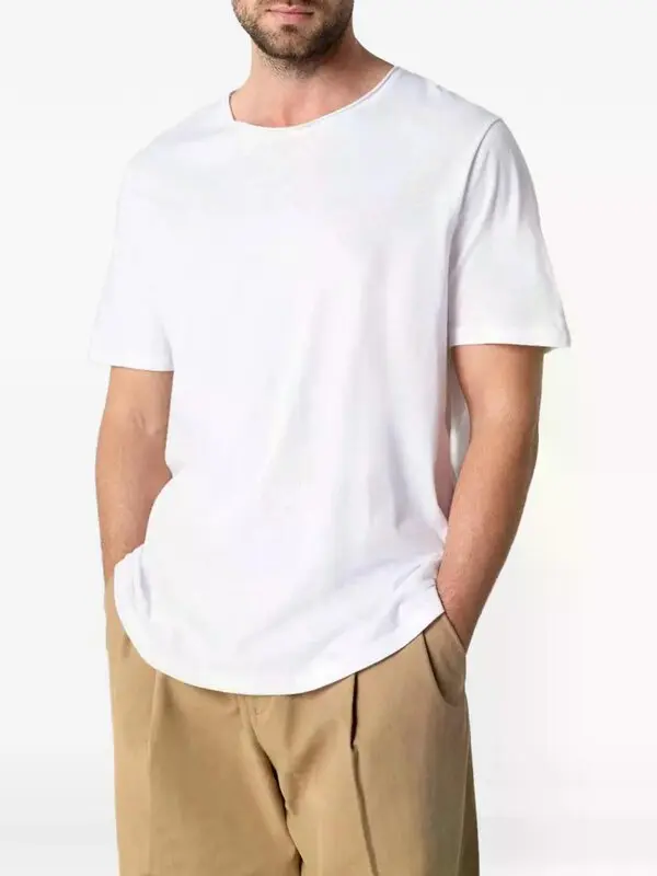 Majestic Filatures Raw-edge T-shirt - White
