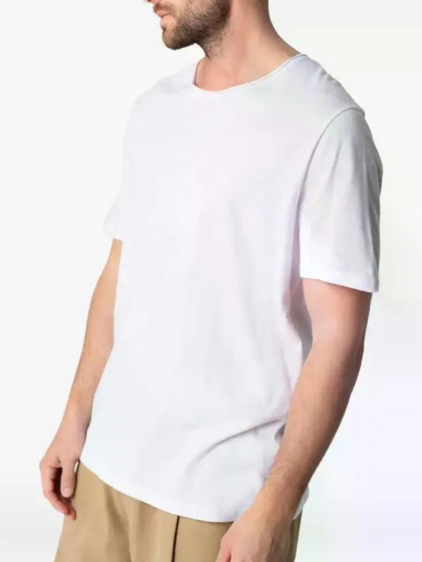 Majestic Filatures Raw-edge T-shirt - White