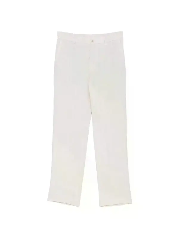 Incotex Elasticated Waist Linen Trousers