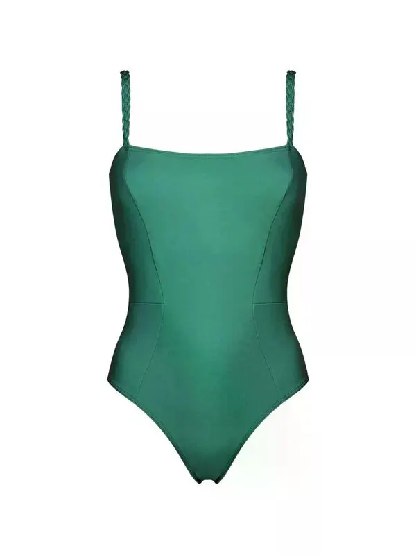 KIÓHNE Karina Braided-strap Swimsuit - Green