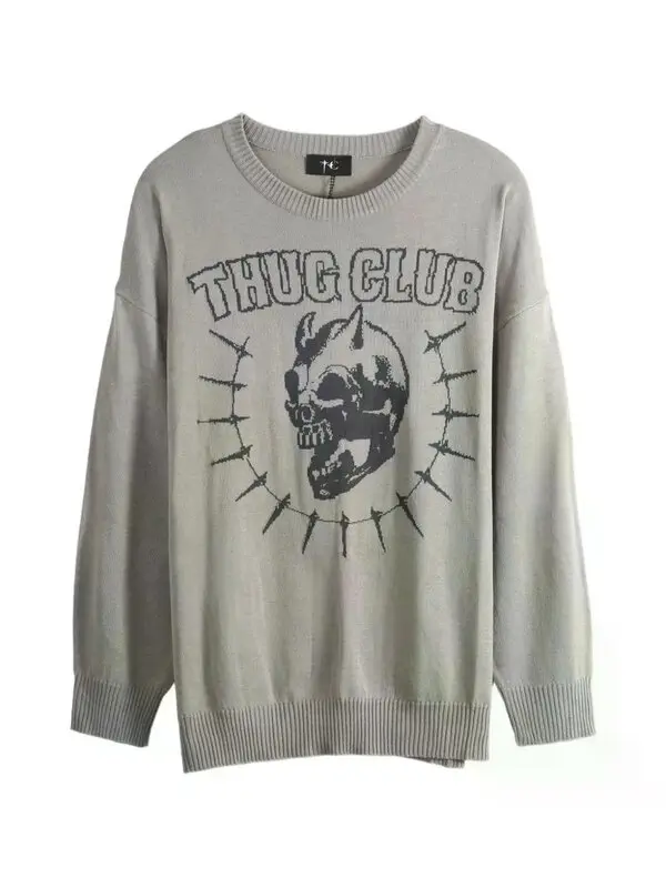 THUG CLUB Logo Lettering Sweater