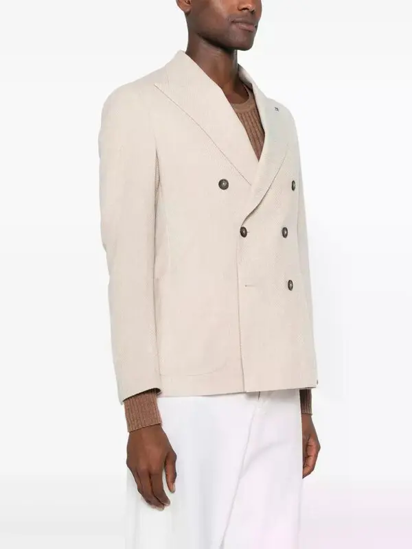 Tagliatore Brooch-detail Blazer - Neutrals